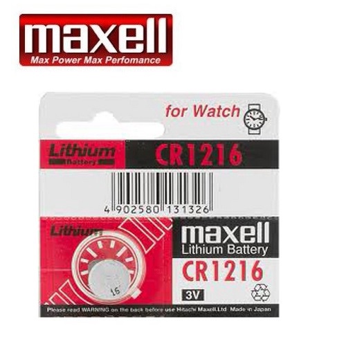 CR1216 GENUINE Maxell Lithium Battery 3V (Japan) | Shopee Malaysia