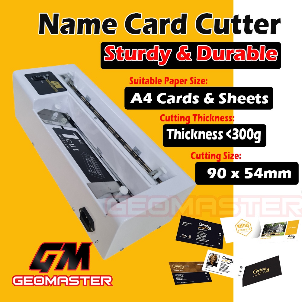 GM Automatic Name Card Cutter , Mesin Memotong Name Card A4 | Shopee ...