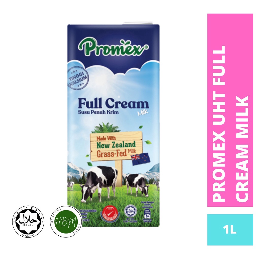 Promex UHT Full Cream Milk 1L | Shopee Malaysia