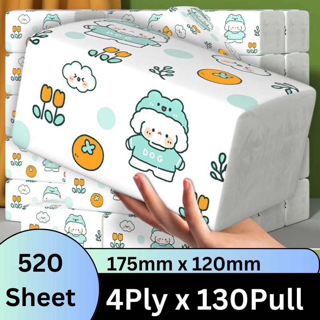 Cutie Bear Series Tissue Ready Stock Facial Soft (100 pulls x 4ply ...