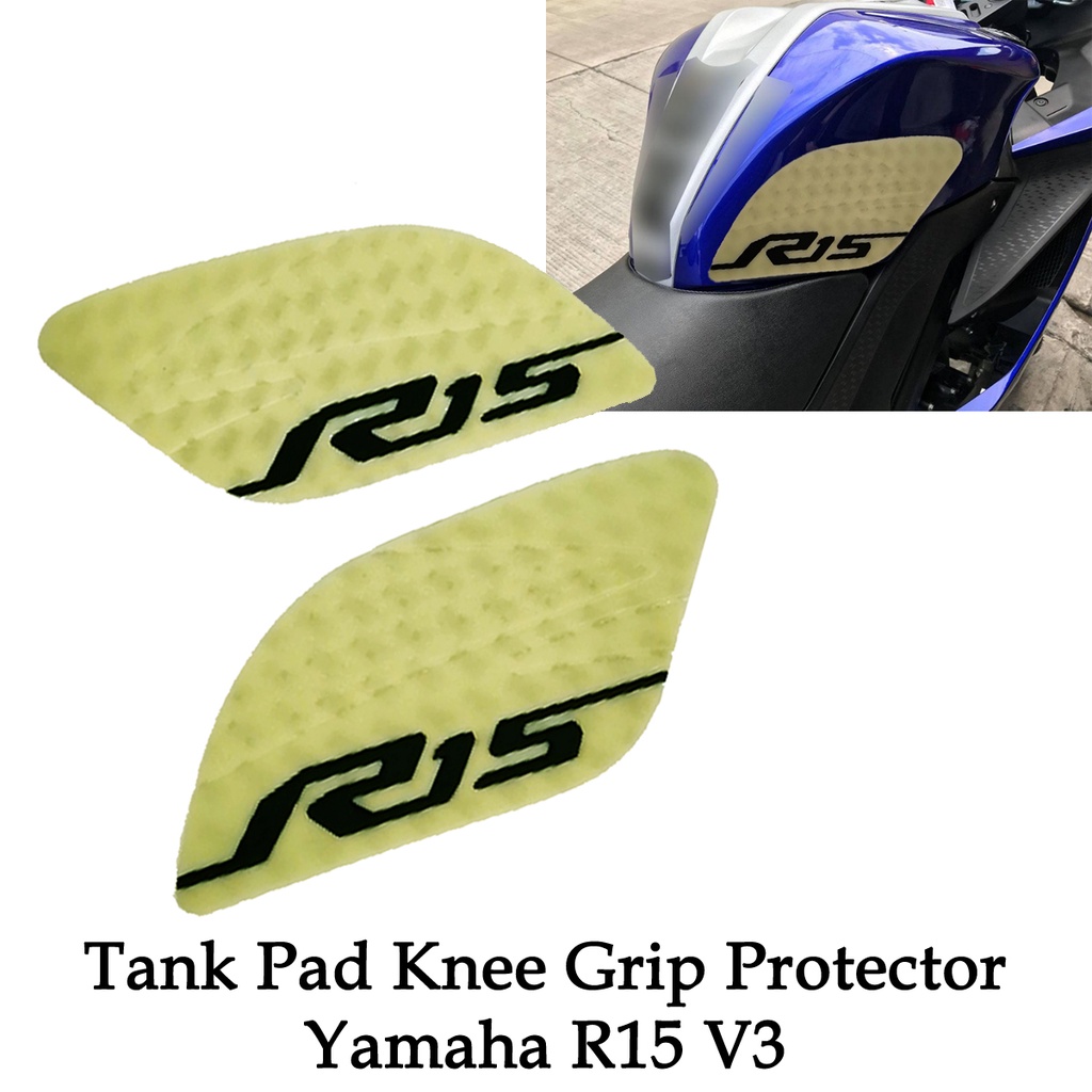 Tank Pad Knee Grip Anti Slip Fuel Tank Protector Yamaha R15 V3 | Shopee ...