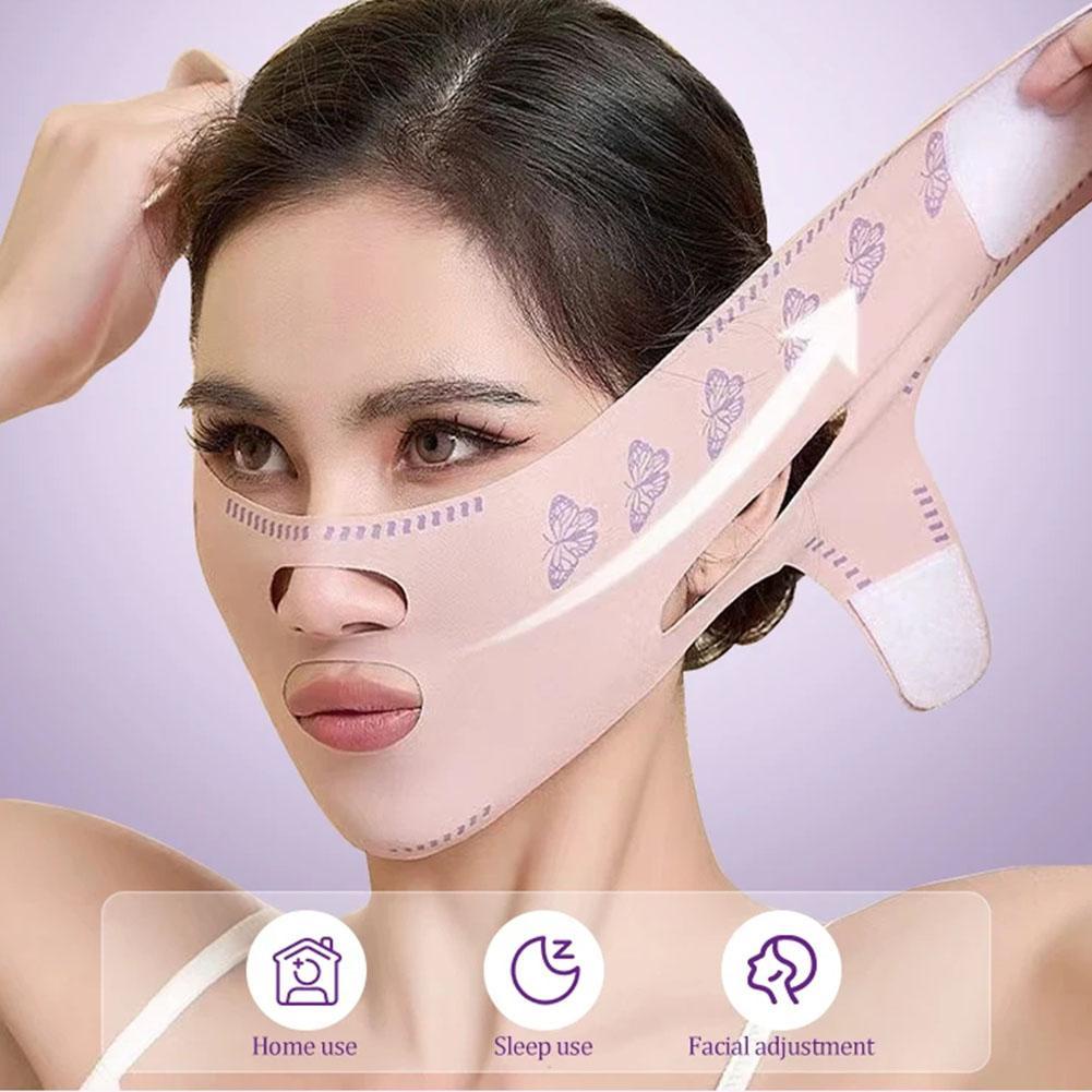 Soft Comfortable Face-Lift Bandage Highly Elastic Breathable V-Face ...