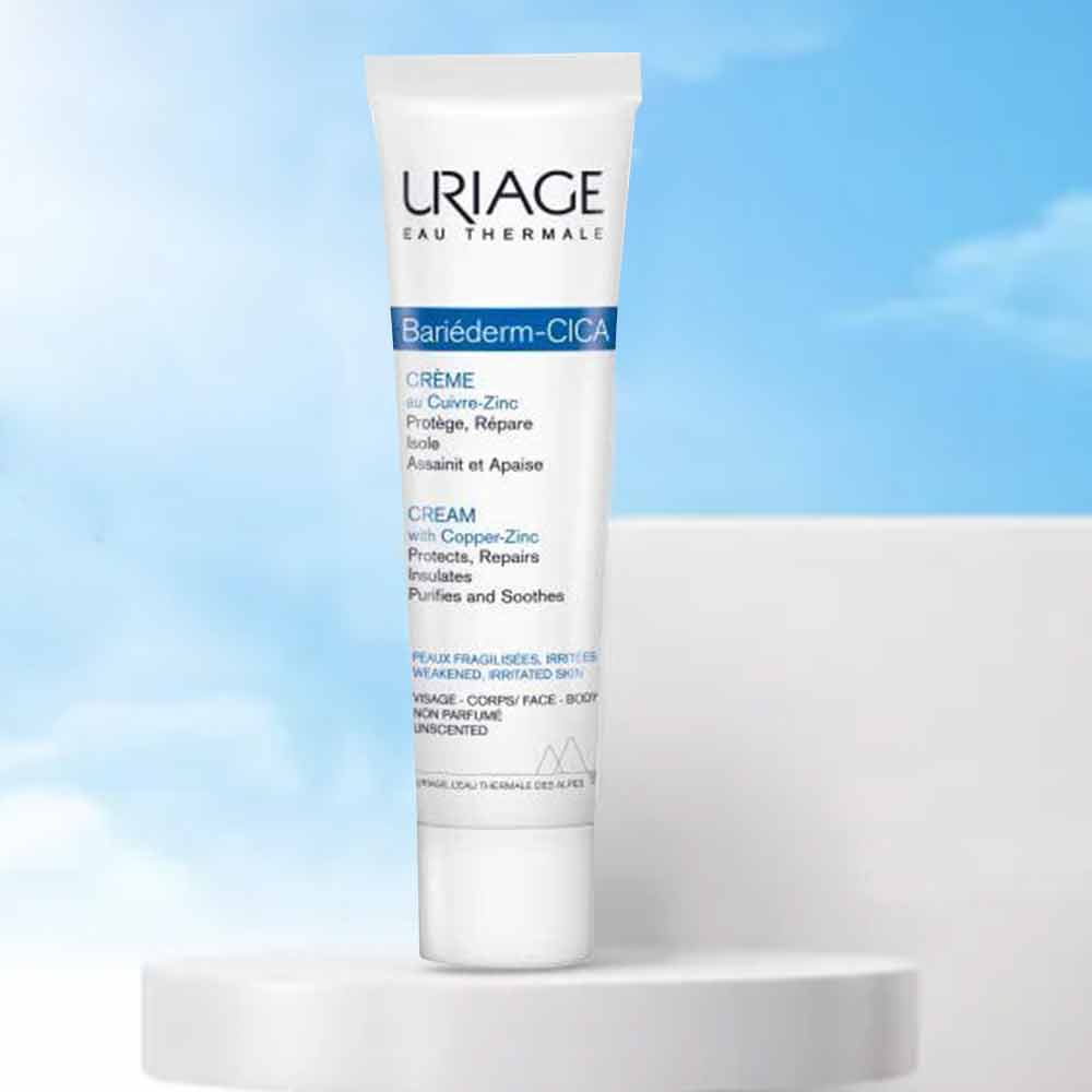 Uriage Bariederm Repairing Cica-Cream with Cu-Zn Repairs Soothes 40 ml ...