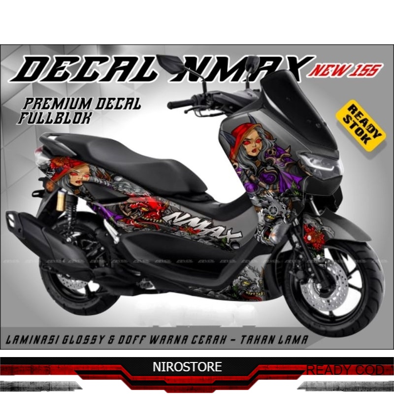 Sticker nmax new 155 Decal nmax full body Striping new nmax connected ...