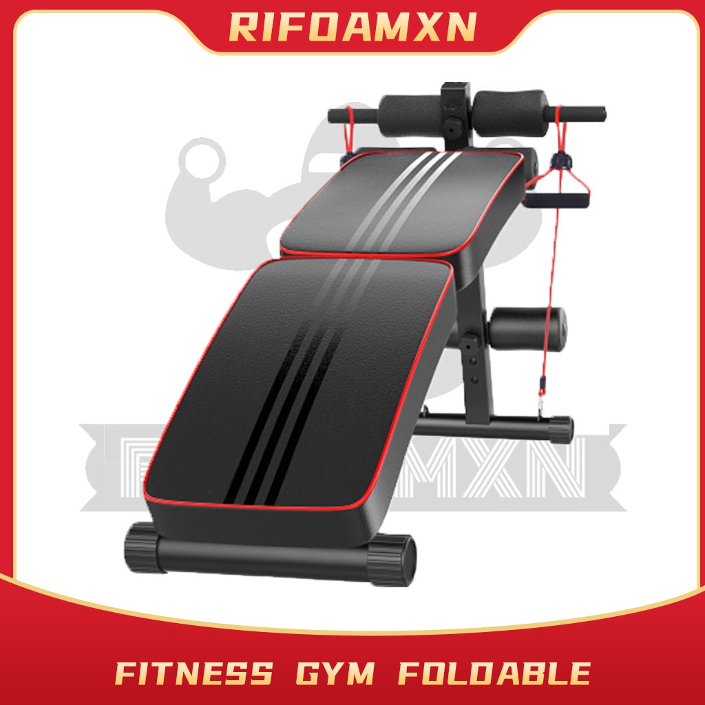 Fitness Gym Foldable Sit Push Ups Supine Board Bench Chair Six Pack ABS ...