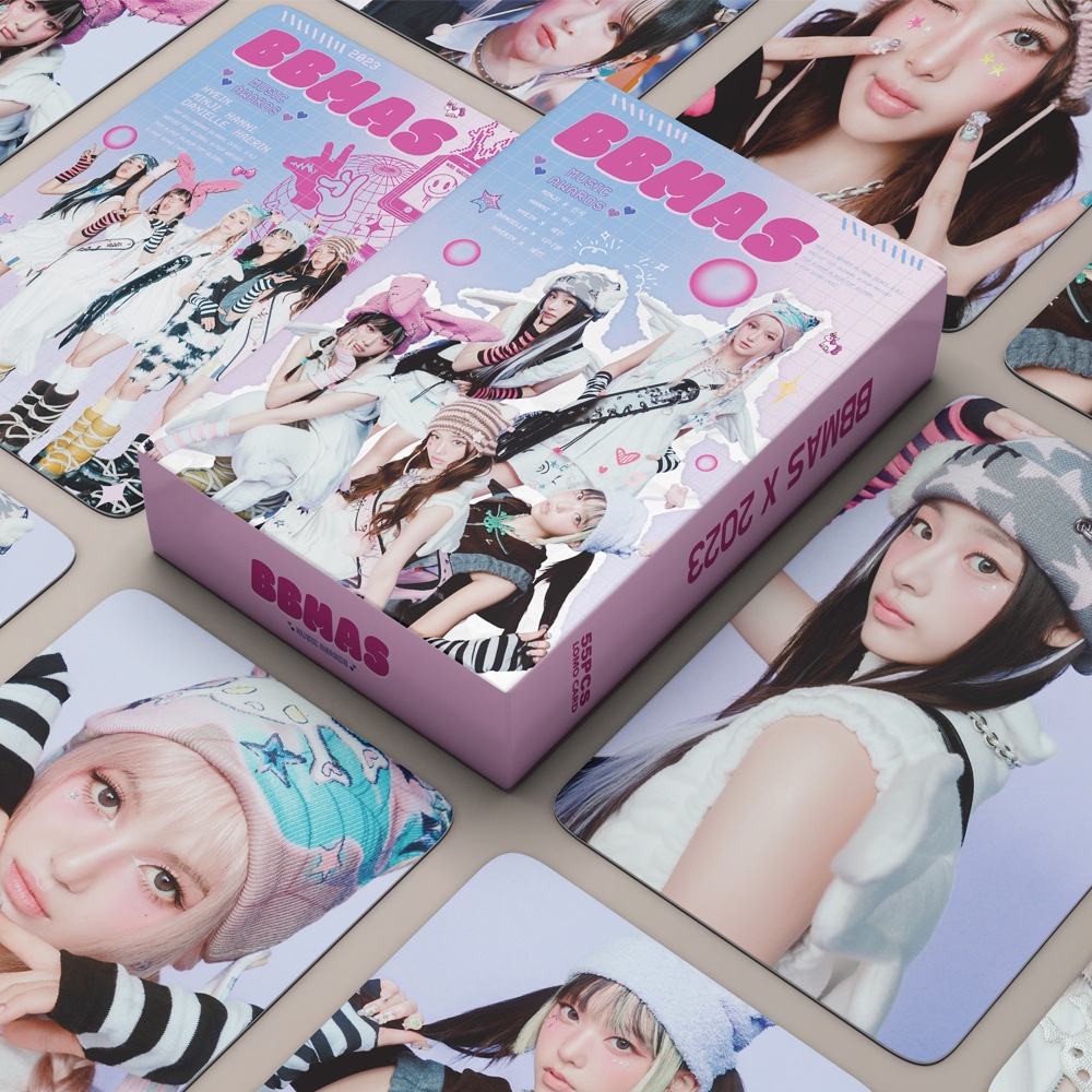 KPOP 55pcs/Box NewJeans Photocards Billboard BBMAS LOMO Card KPOP Album ...