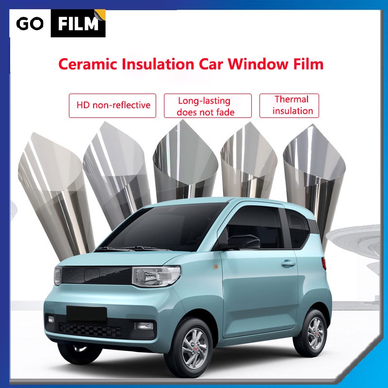Car Tinted Window Insulation Film Tahan Panas Nano Ceramic Removable UV ...