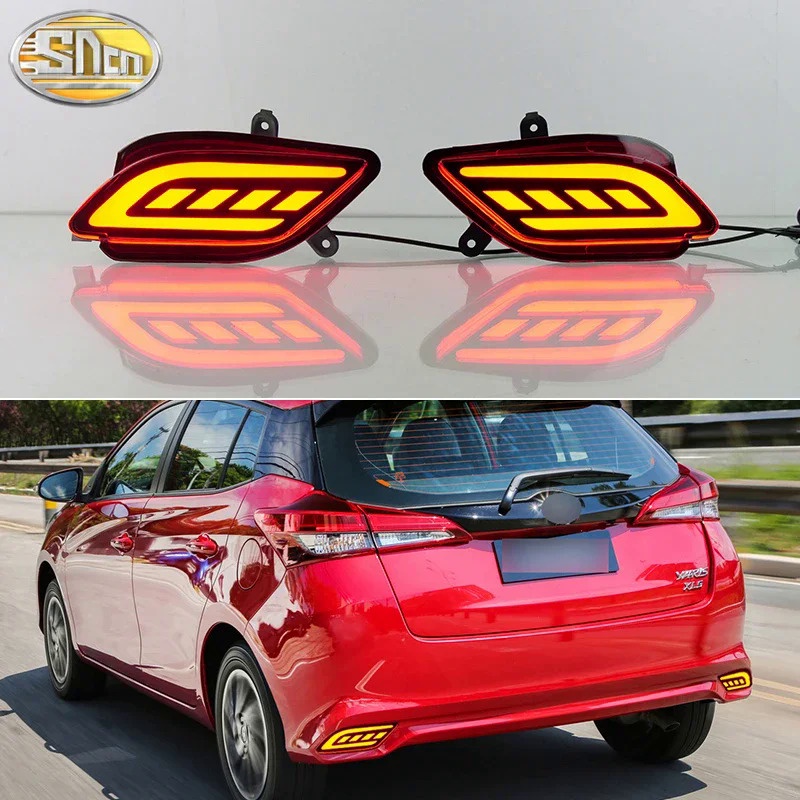 LED Bumper Light For Toyota Yaris Hatchback 2017-2023 3-in-1 Functions ...