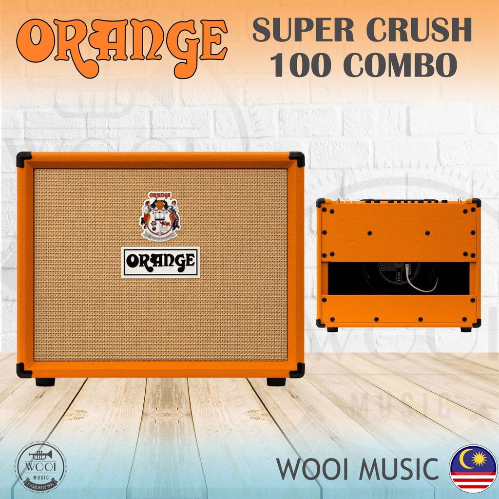 Orange Super Crush 100 Combo Electric Guitar Amp w/Reverb - 100W ...