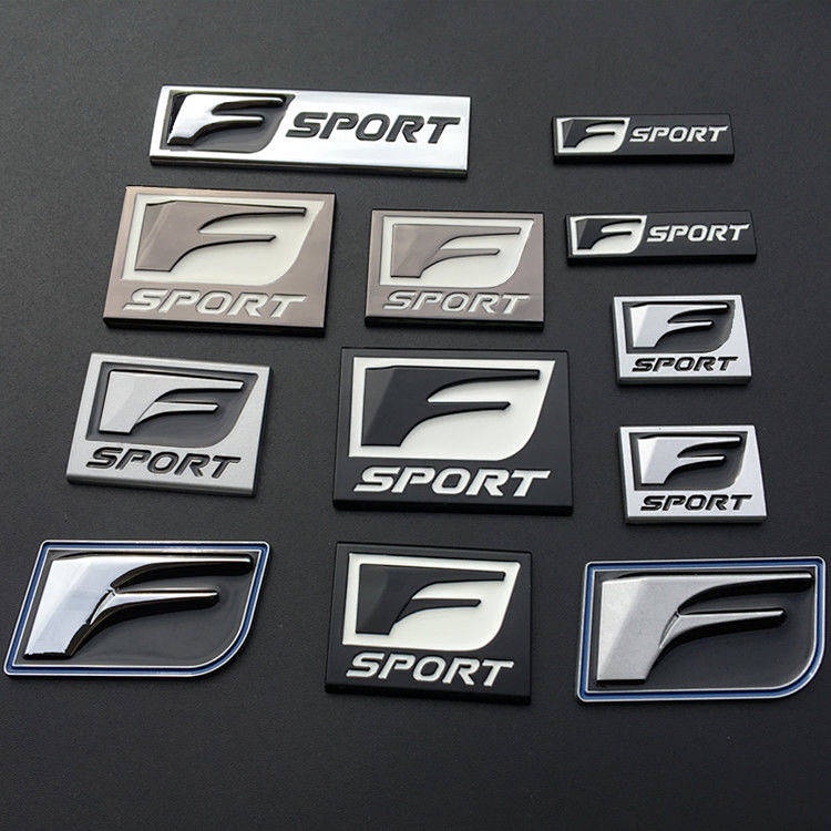 Lexus Sport Modified Car Stickers F Sport Metal Car Logo Ling Zhi Side ...
