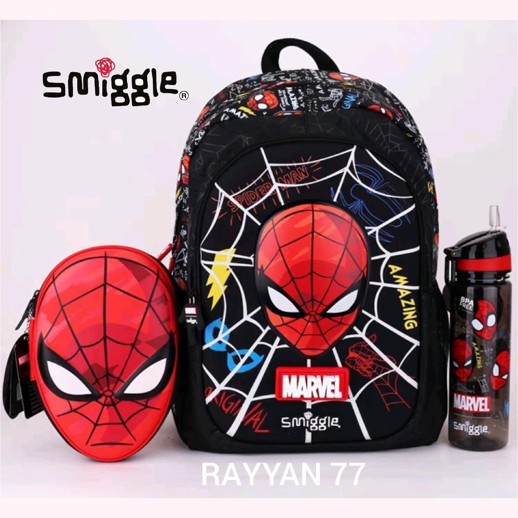 Smiggle Bag Spiderman for primary school bag sekolah rendah smiggle ...