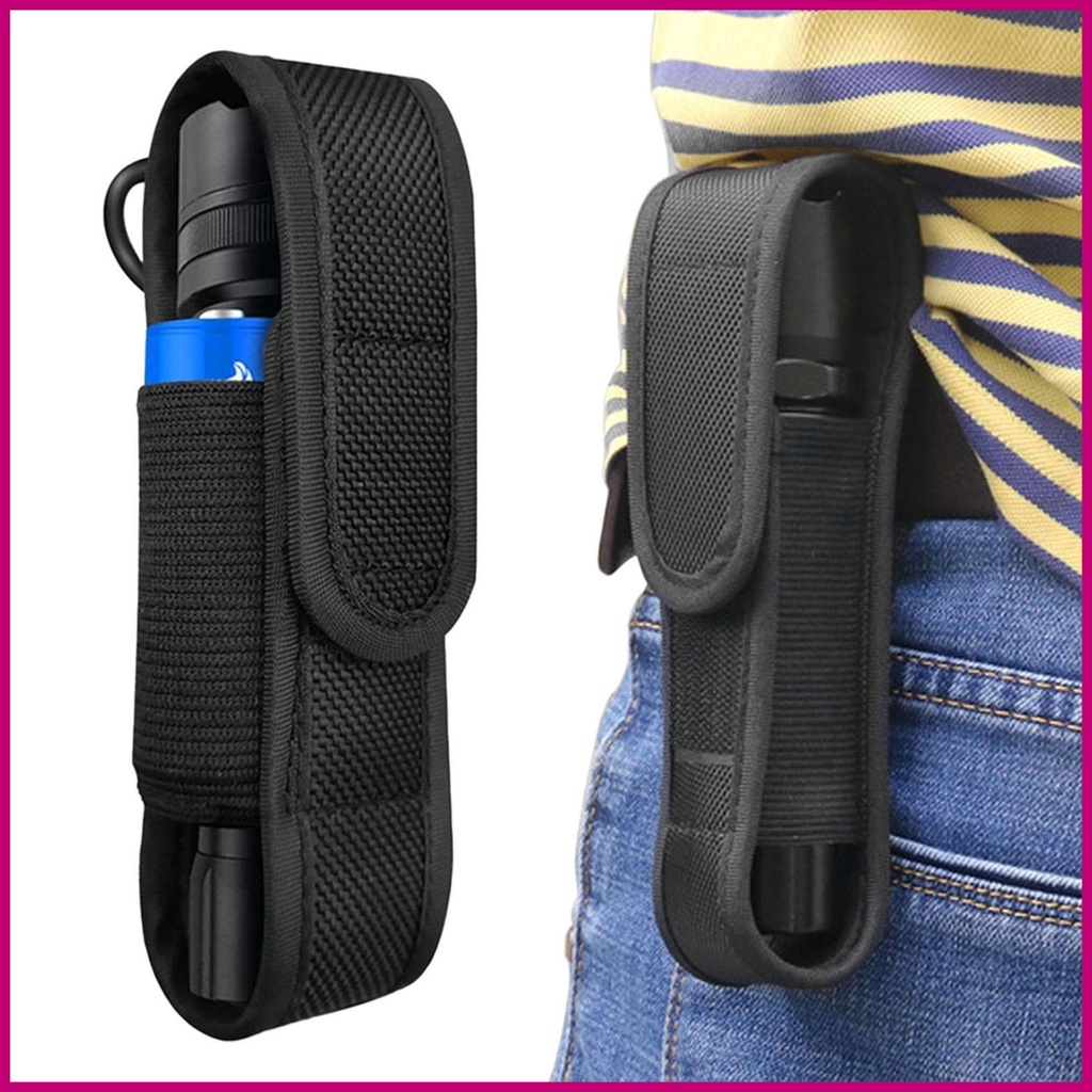 Flashlight Pouch Carry Torch Case Holder Pouch LED Torch Nylon ...