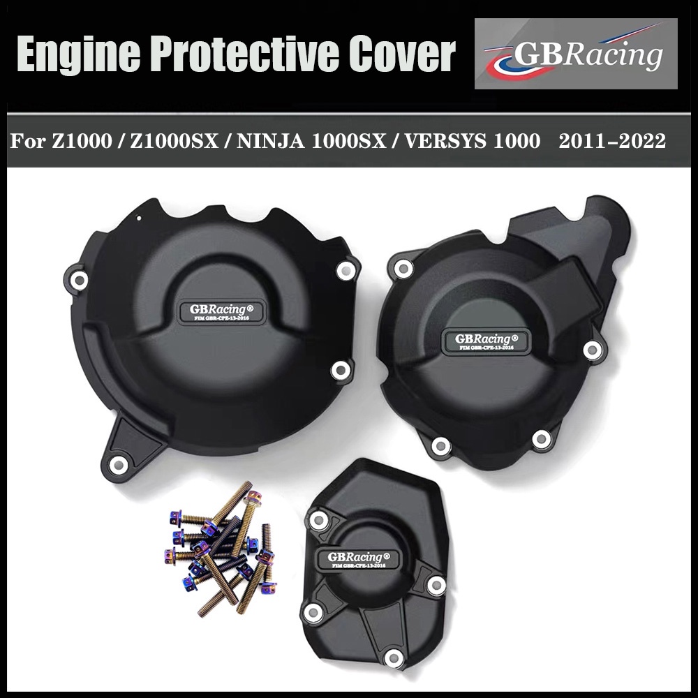 Motorcycle Engine Case Guard Protector Cover Case For Kawasaki Z1000 ...