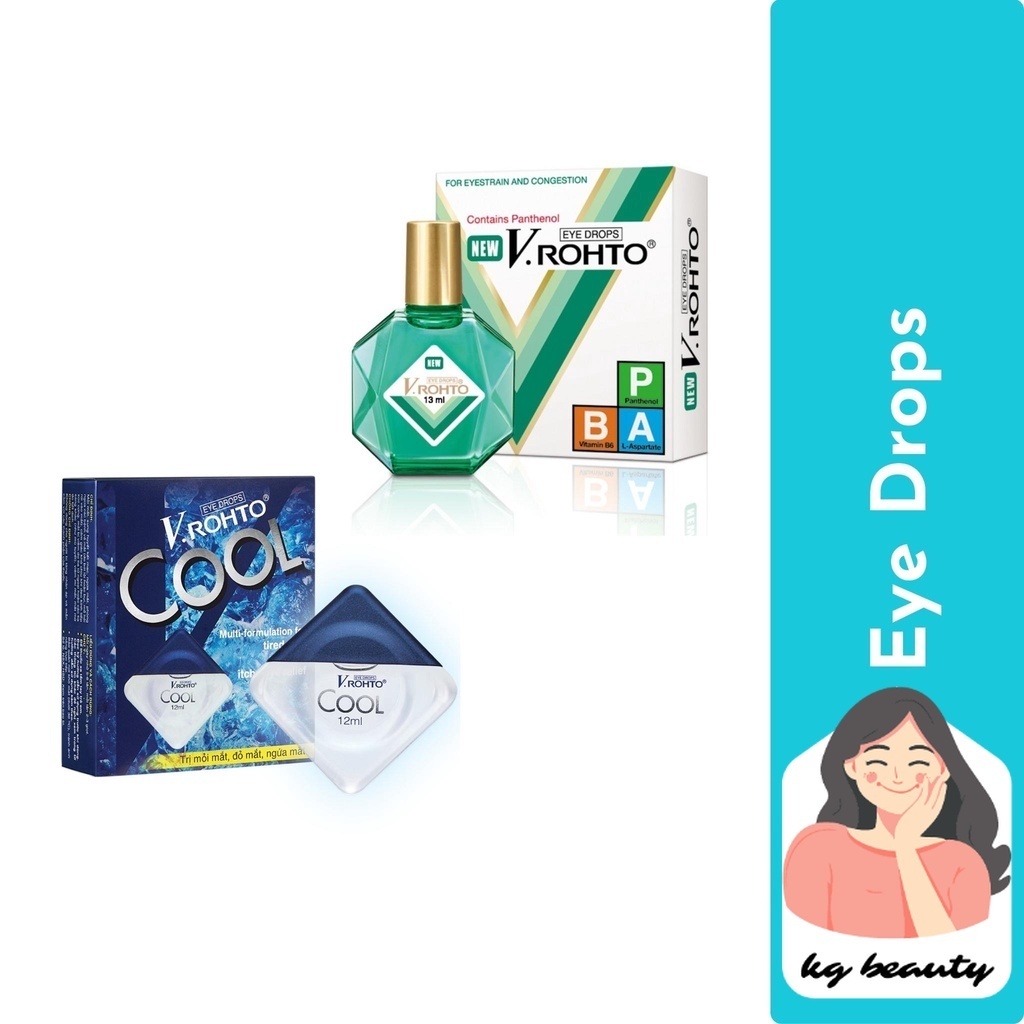 V.ROHTO eye drops - Chai nhỏ mắt V.ROHTO - V.ROHTO眼药水 - kg beauty ...