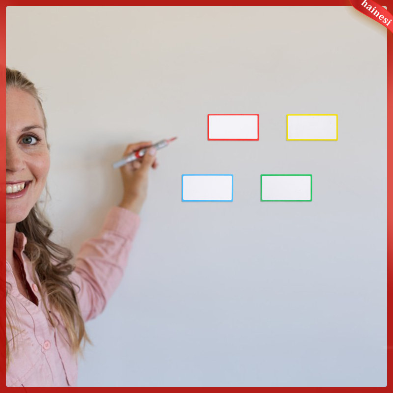 8pcs Magnetic Dry Erase Name Tags Reusable Label Erasable Name Tags ...