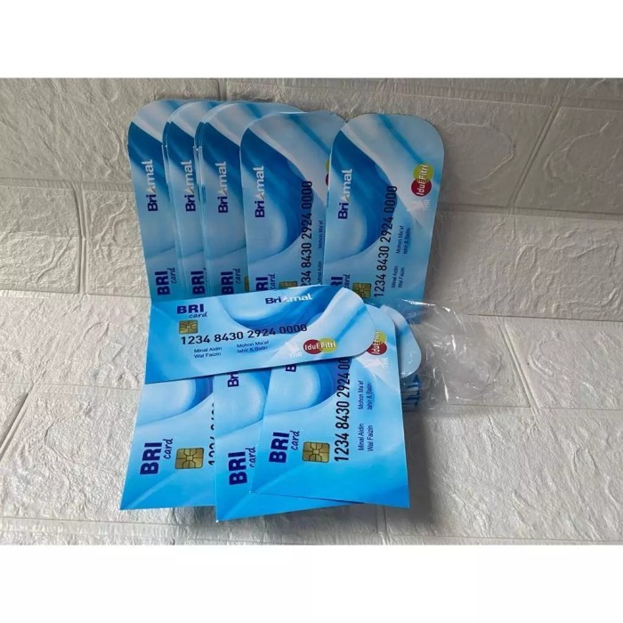 Ampau Eid envelope ATM character 100 sheets NEW - BRI BLUE | Shopee Malaysia