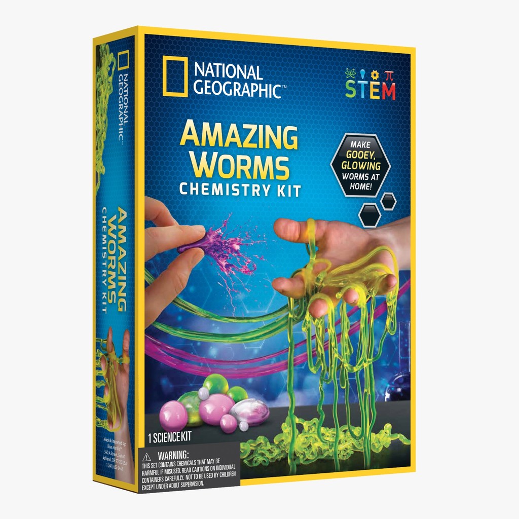 National Geographic Amazing Worms Chemistry Kit | Shopee Malaysia