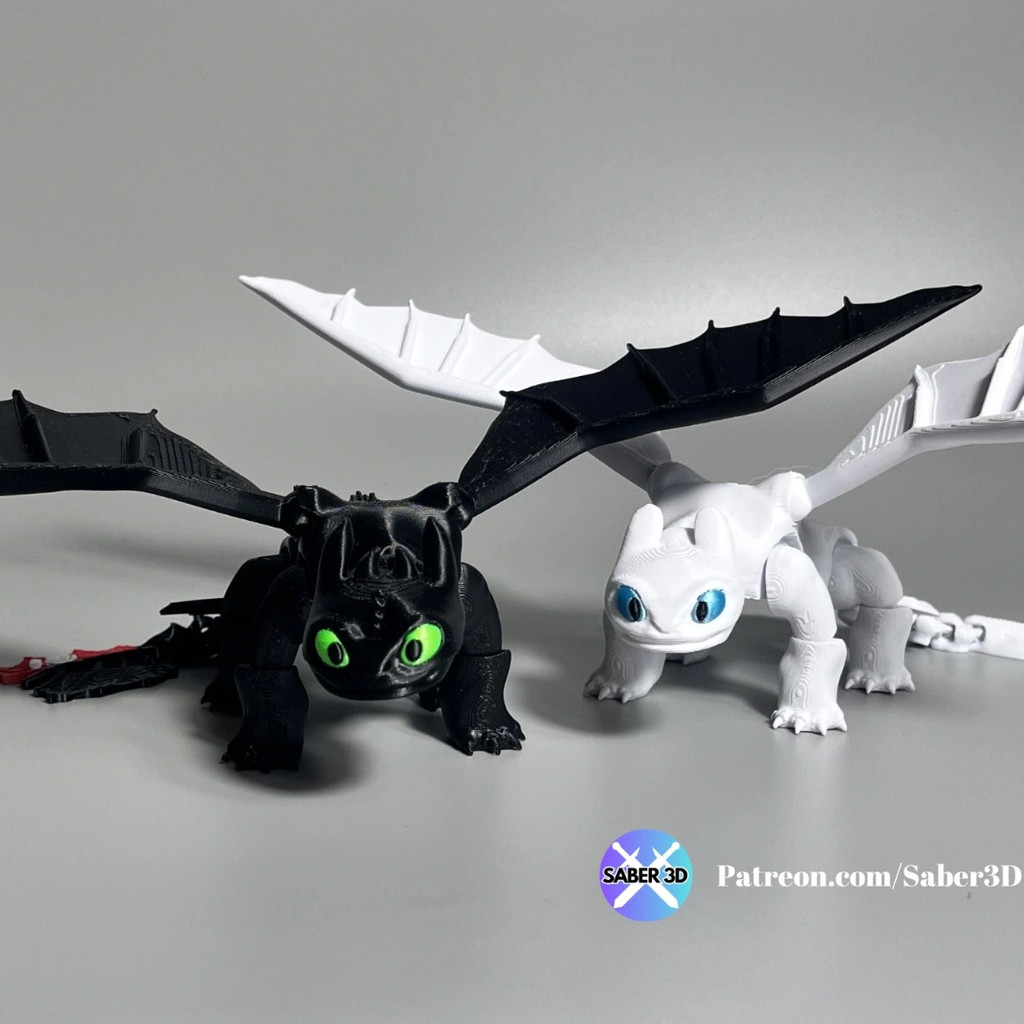 3d Printing How to Train Your Dragon Master Toothless Toothless Dragon ...