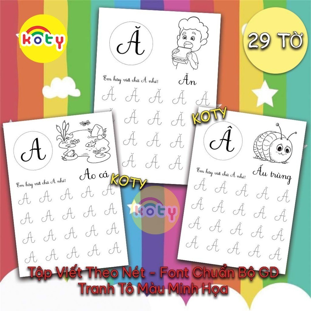 Set of 29 Sheets of Writing Practice Paper with Uppercase Letters In Lines - Standard Primary ...