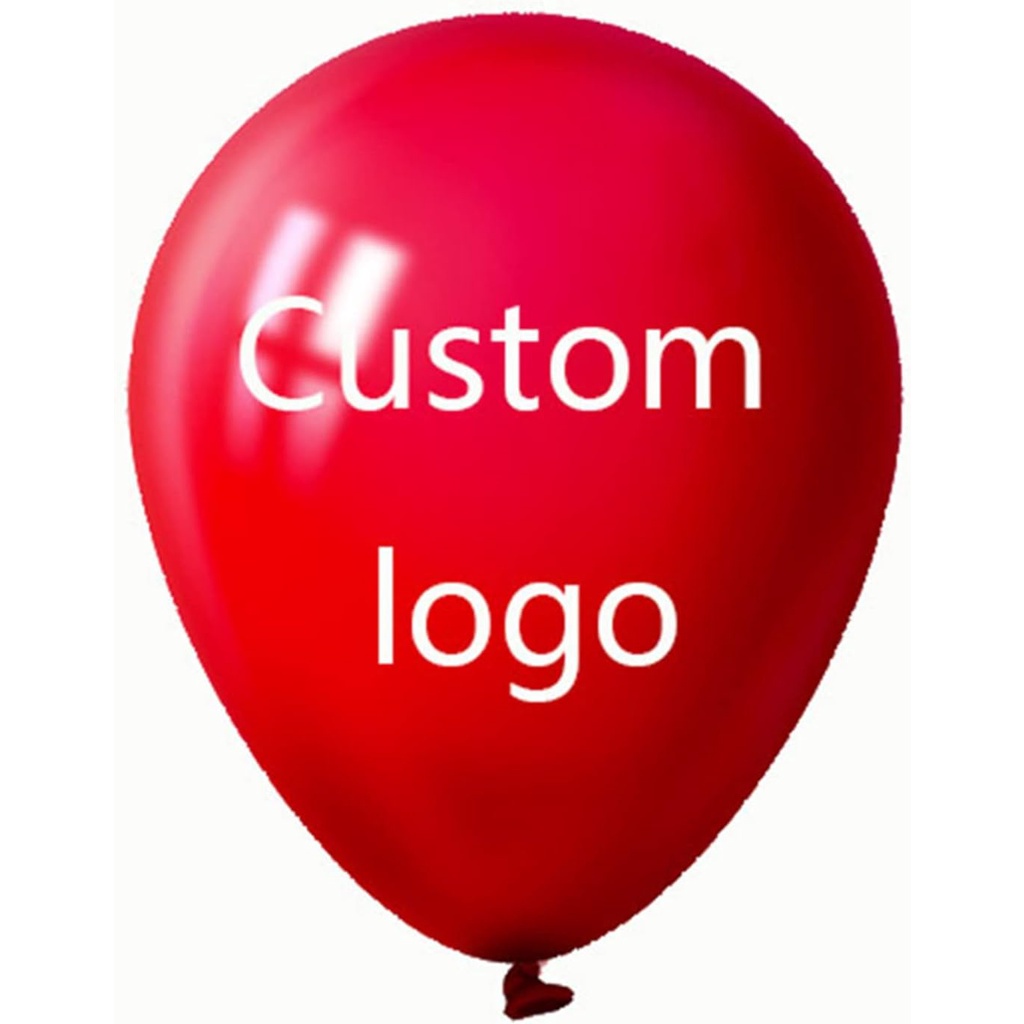 500 Pcs Custom Advertising Balloons 10inch/12inch Can Be Printing Your ...