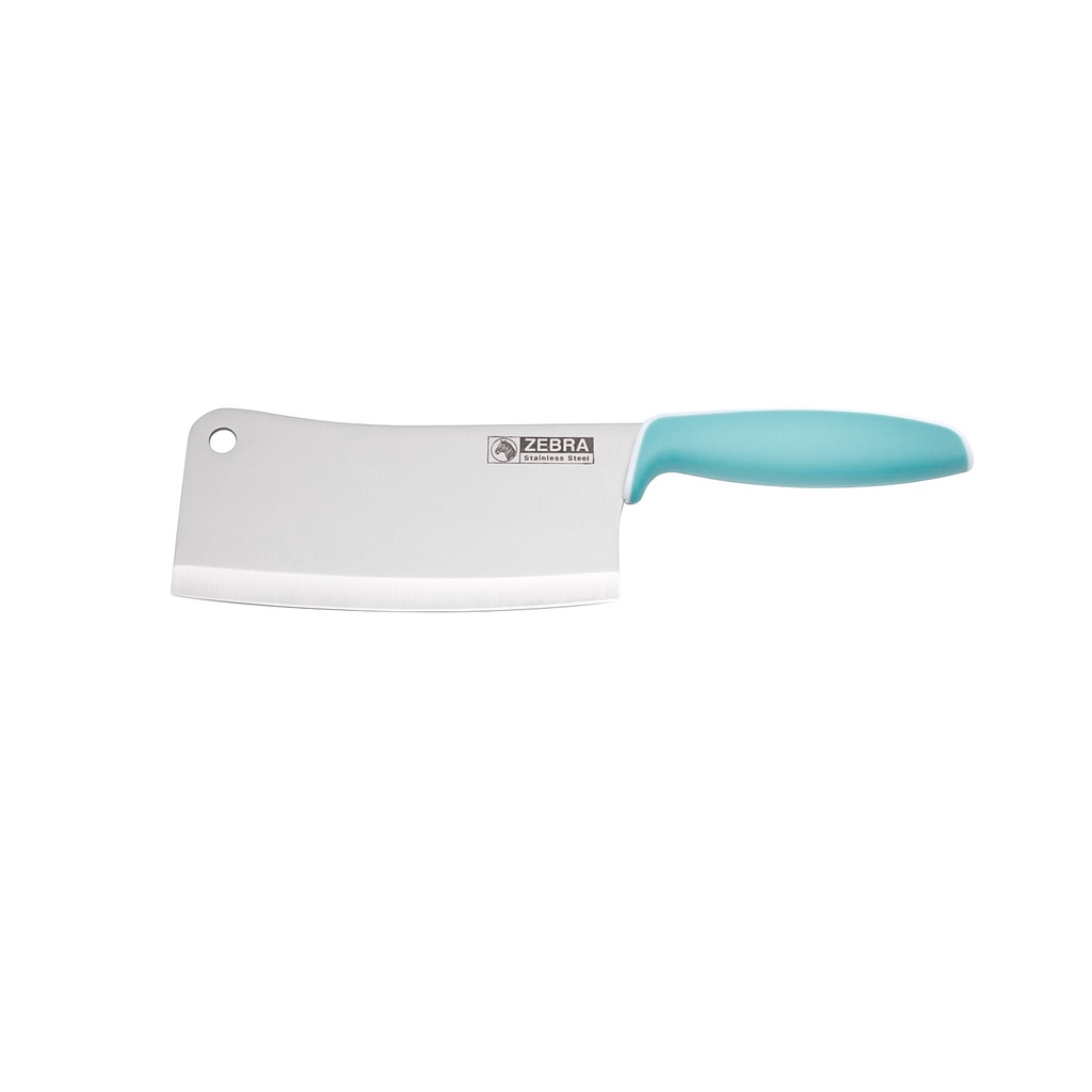 Zebra Wisdom Turquoise Handle Chopper Knife (6.5"/7.5") | Shopee Malaysia
