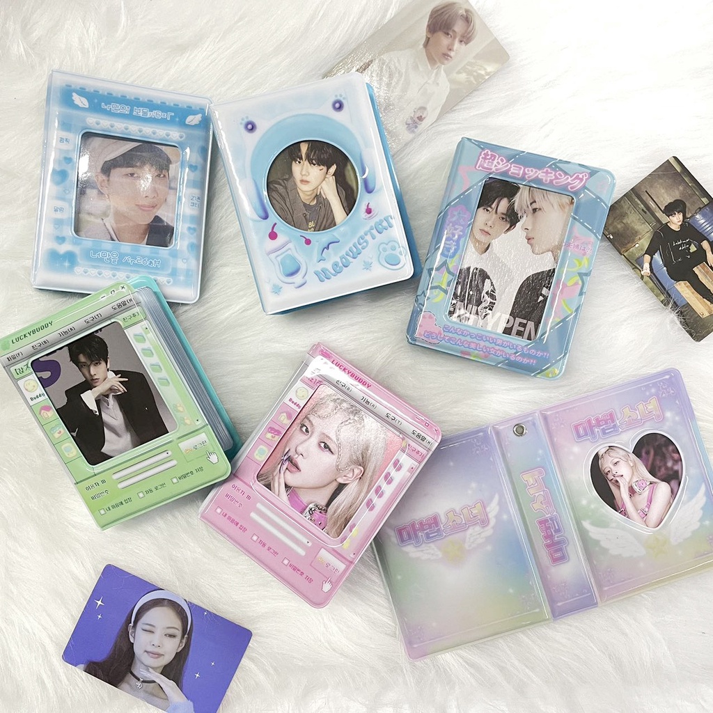 INS 40 Slots Photo Album Idol Photocard Protective Storage 3inch Mini ...