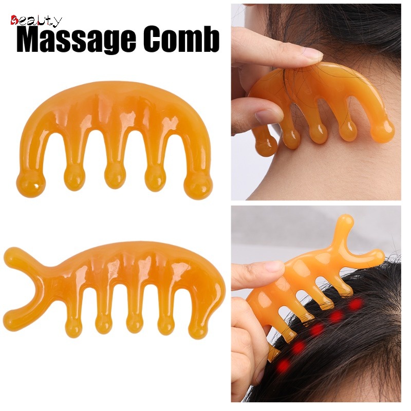 Body Meridian Massage Comb Head Face Scalp Meridian Relax Massager ...