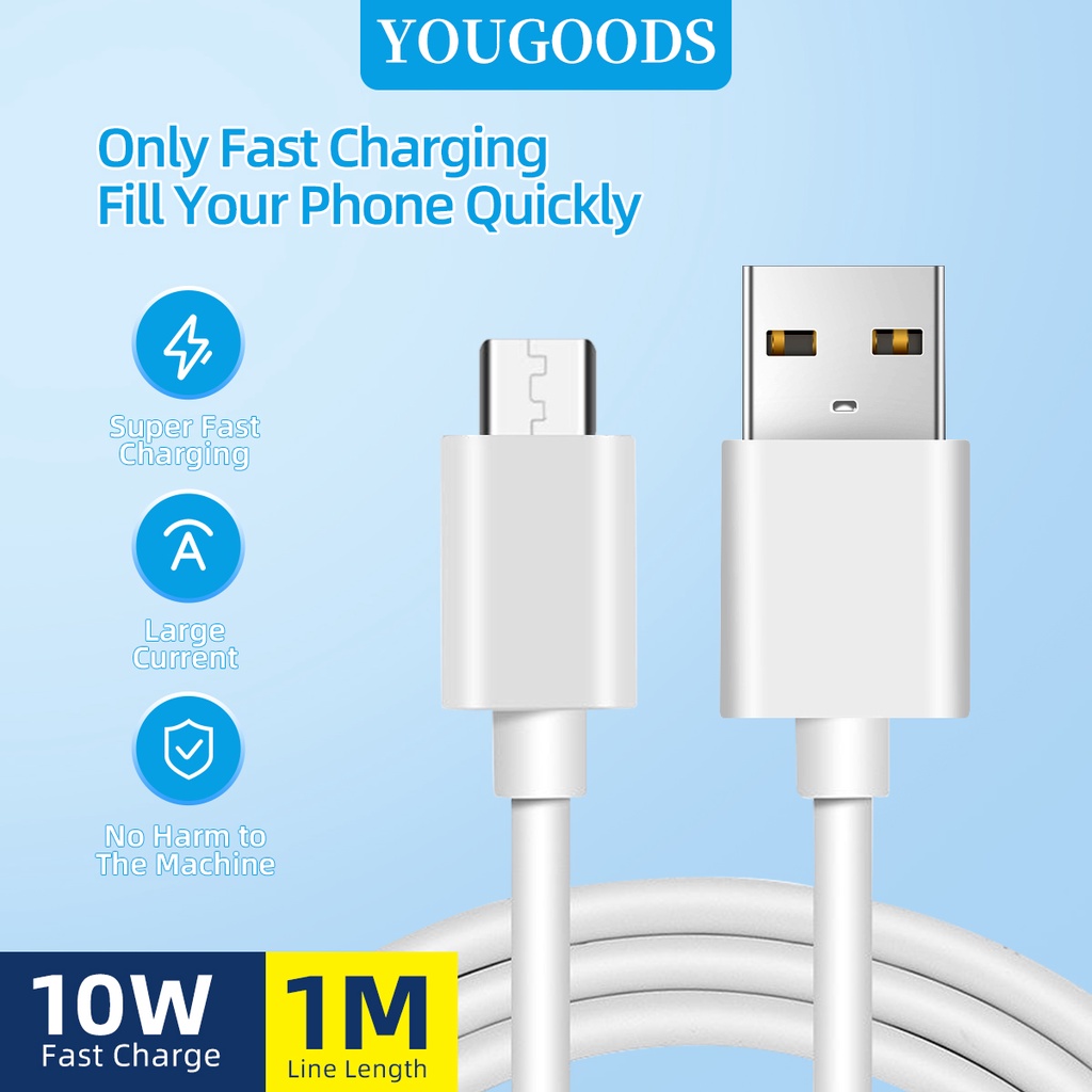 10W Micro USB Cable 1M/3.3FT Android Charger Cable Fast Charging Cable ...
