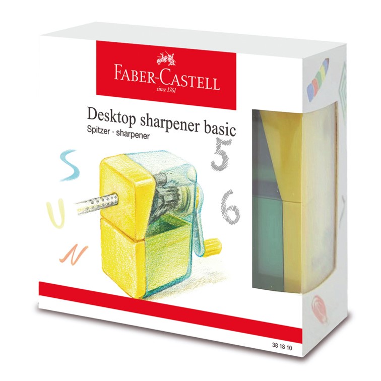 Faber-Castell Table Top / Desktop Sharpener Basic Plus Pastel Pengasah Pensil | Shopee Malaysia
