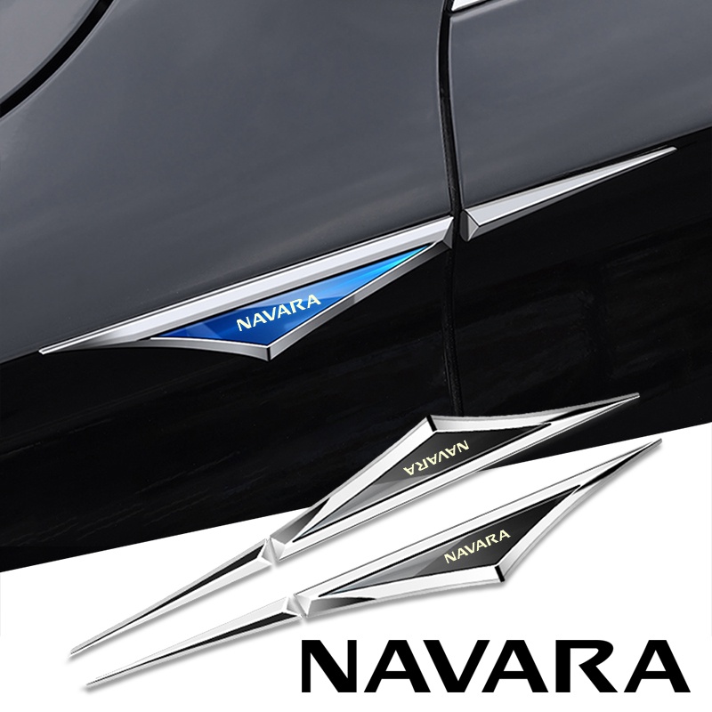 2pcs alloy car stickers car accsesories accessory for Nissan navara ...