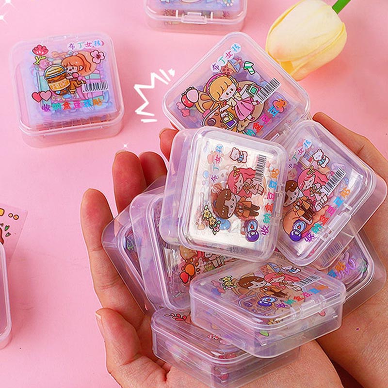 Boxed Transparent Sticker Cartoon Mobile Phone Stickers DIY Cup ...