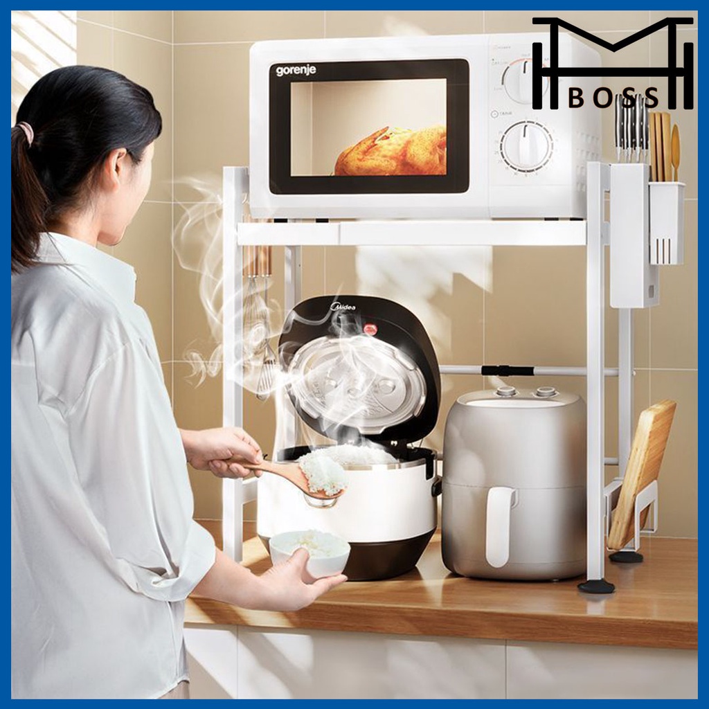 RICE COOKER SHELF OVEN RACK ADJUSTABLE WIDTH RAK DAPUR KITCHEN RACK ...