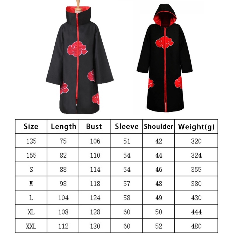 Akatsuki Uchiha Tobi Obito Akatsuki Cosplay Costume Cloak Mask ...