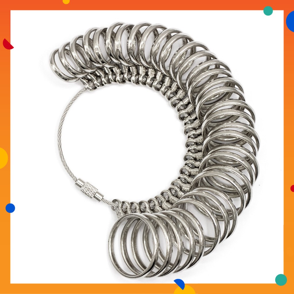 HK Measurement Finger Ring Sizer Measuring Tool Size 1-33 Circle Loop ...