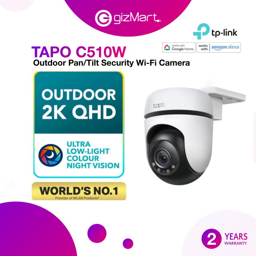 TP-Link Tapo C510W 2K CCTV Pan Tilt AI Outdoor Home WiFi Network Security Camera | Shopee Malaysia