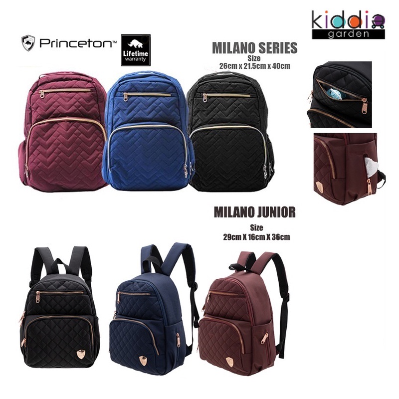 Princeton Milano 2.0 Diaper Bag Milano Junior Baby Diaper Bag Backpack ...