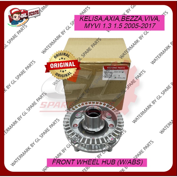 FRONT WHEEL HUB ORIGINAL (WITH ABS) PERODUA KELISA VIVA BEZZA AXIA MYVI ...