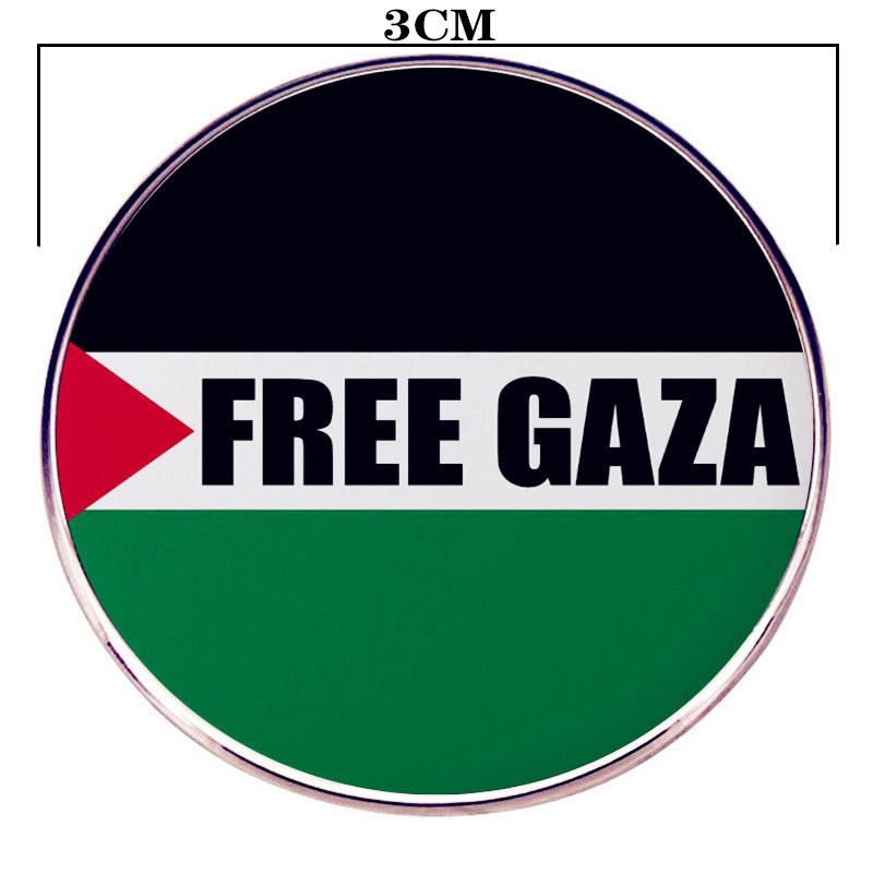 Pin Free Gaza Pin Bendera Free Palestine Pin Brooch Badge Button ...