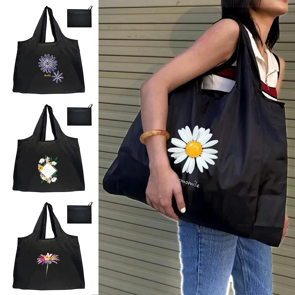 Shopping Bag Folding Pouch Hand Bag Fashion Large Foldable Tote ...