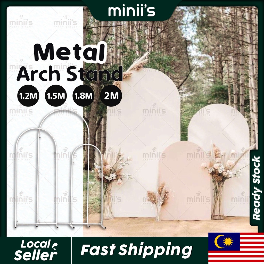 MINIIS PARTY Arch Stand Wedding Arch Backdrop Stand Arch Backdrop Cover ...