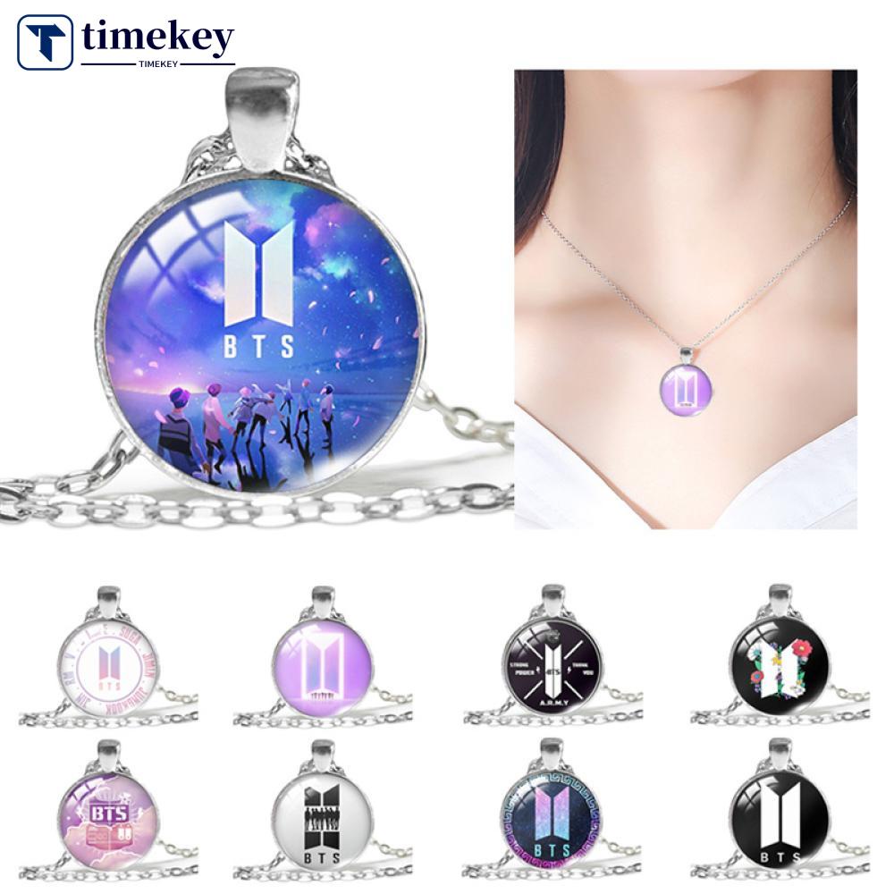 TIMEKEY KPOP Bangtan Boys BTS Alloy Necklace Pendant Women's Men's ...