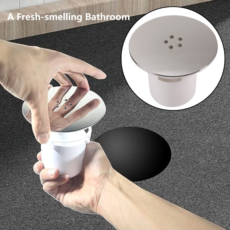 Yao Upgraded Shower Plughole Cover Plastic Shower Plug Shower Drain ...