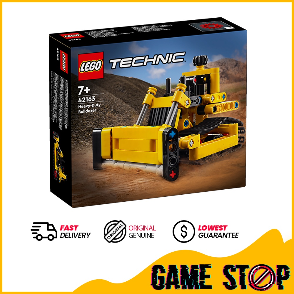 Lego 42163 Technic Heavy-Duty Bulldozer | Shopee Malaysia