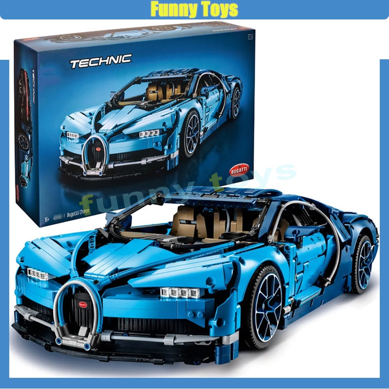 Mechanical set series 42083 1:8 Bugatti Chiron with light building ...