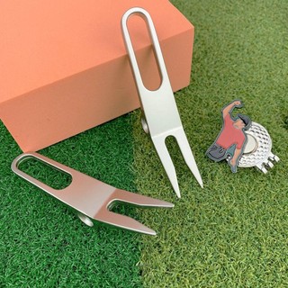 DINGYIFENG Golf Divot Pitch Repairer Tool, Zinc Alloy Turf Tool Golf ...