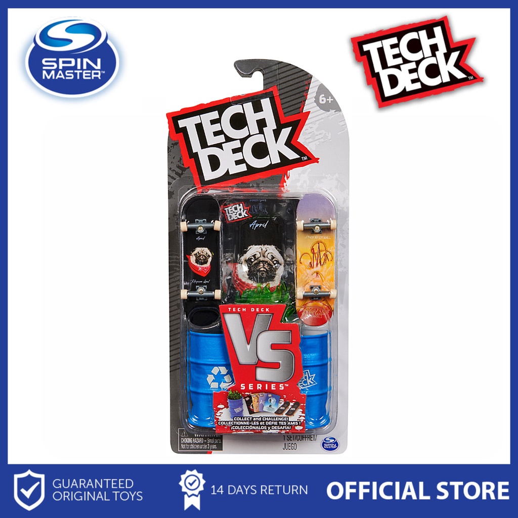 Tech Deck Versus Series Fingerboard Kit Mini Skateboard with Accessories I Finger Skate Toys ...