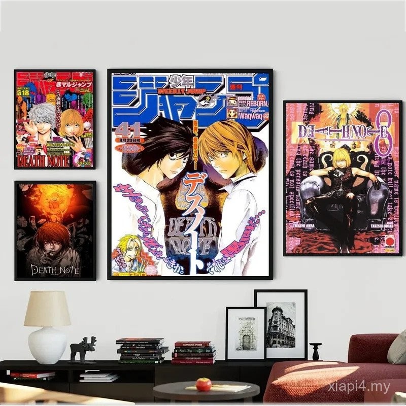 Popular Anime Death Note Posters Promotional Posters Retro Posters ...