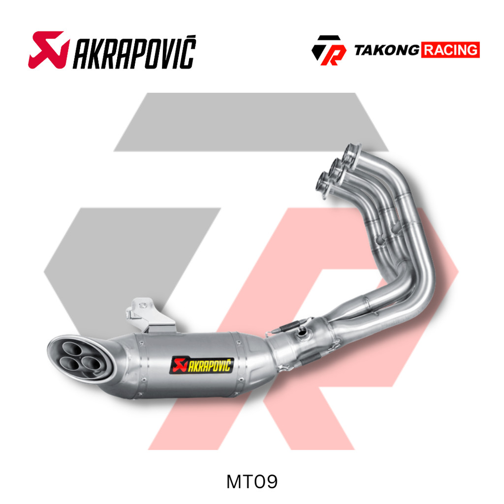 Akrapovic Racing-Line Titanium Full System MT09 / MT09 Tracer / Tracer ...