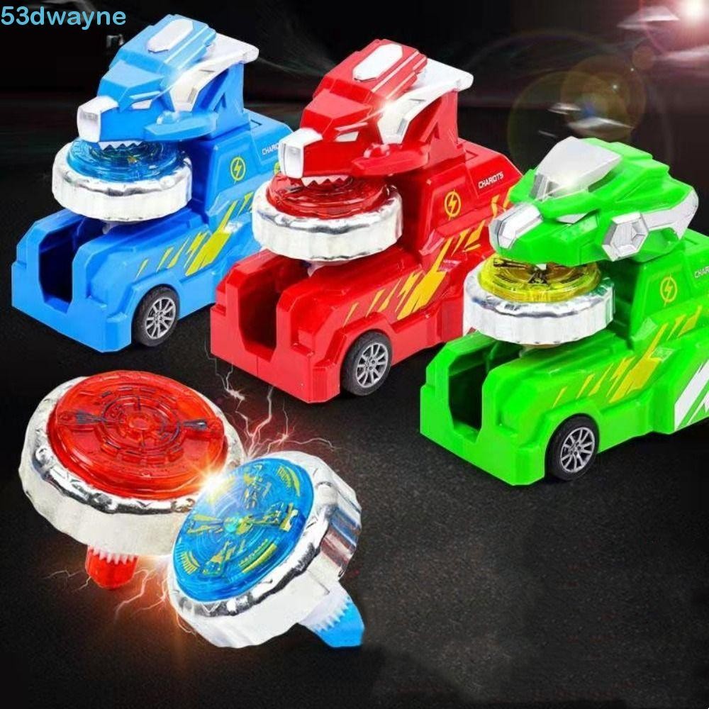 DWAYNE Luminous Gyro, Interactive With Launcher Kids Gyro Toy, Birthday ...