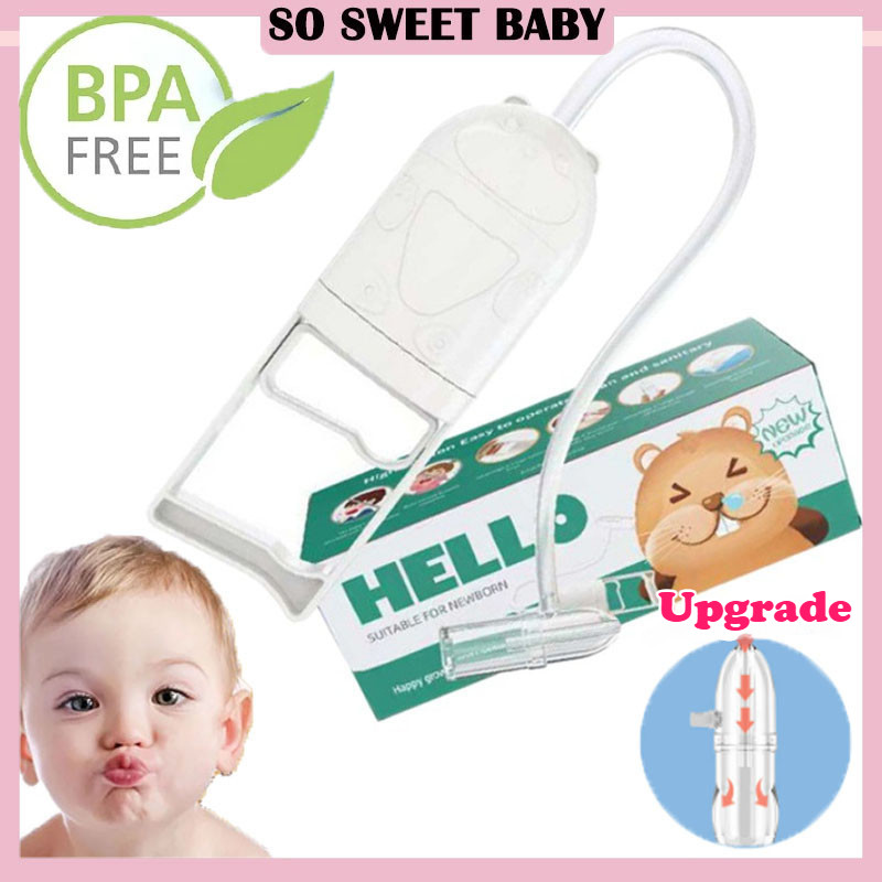Baby Nasal Aspirator Manual Nose Suction Nose Cleaner Booger Remover ...